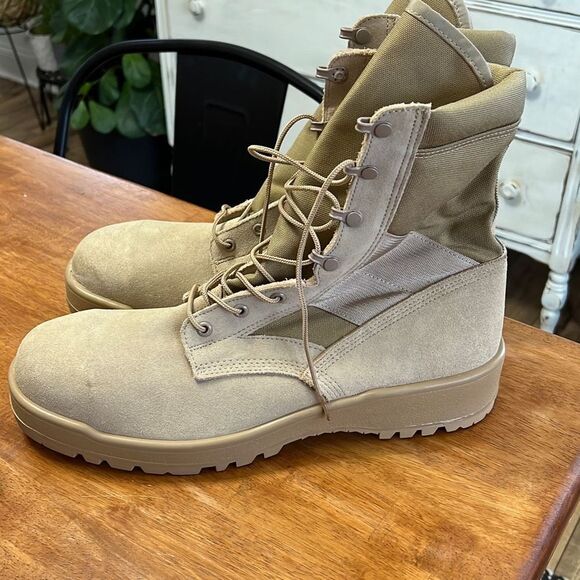 Vibram | Shoes | Newvibram Military Hot Weather Combat Steel Toe Boots ...